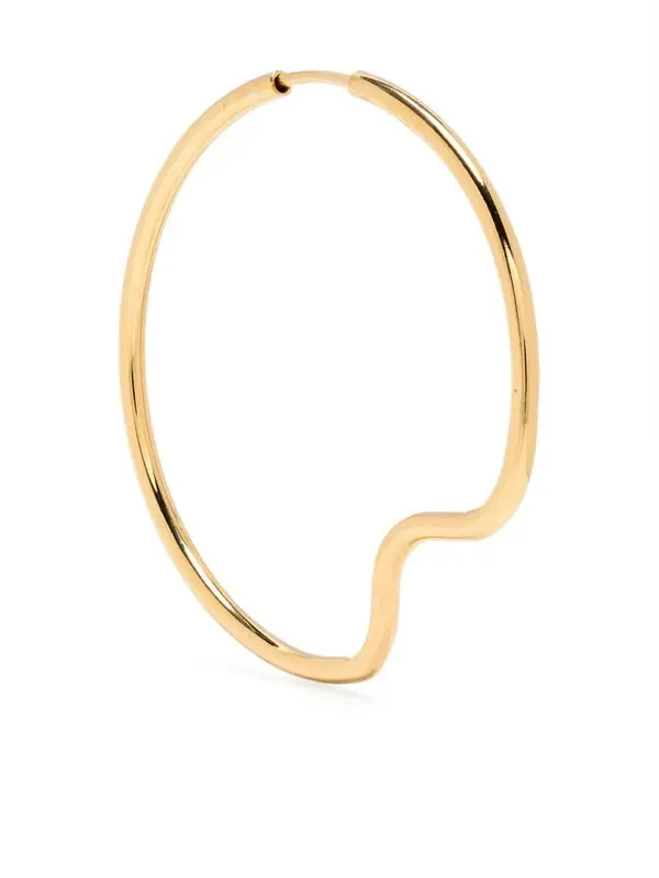 MARIA BLACK Copenhagen 35 Sculpted Hoop Earring - Gold