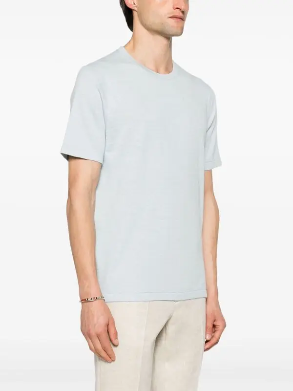 Michael Kors Round-neck Ribbed-knit T-shirt
