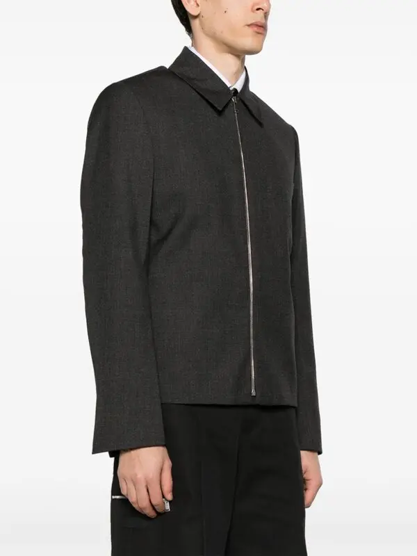 Givenchy Wool Bomber Jacket - Grey