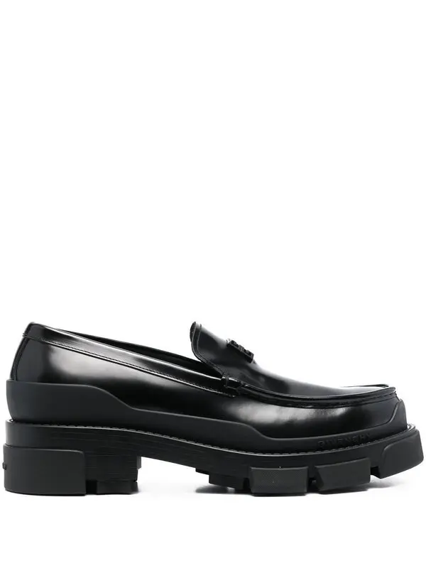 Givenchy Embossed-logo Loafers