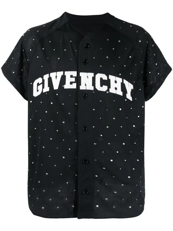 Givenchy Stud-embellished Short-sleeved Shirt
