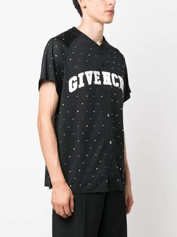Givenchy Stud-embellished Short-sleeved Shirt