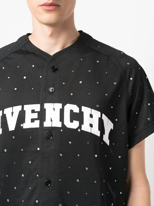Givenchy Stud-embellished Short-sleeved Shirt