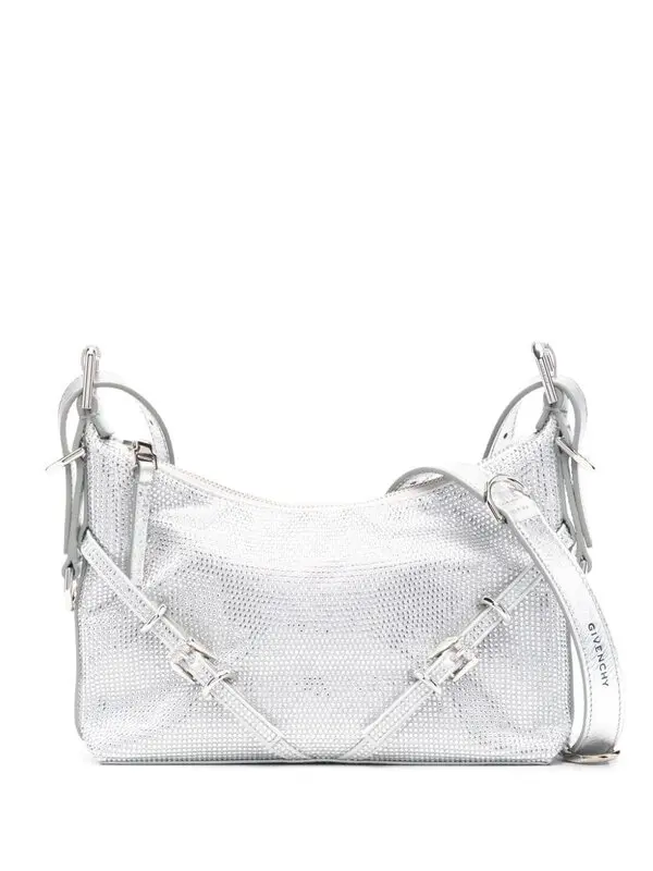Givenchy Mini Voyou Crossbody Bag - Silver