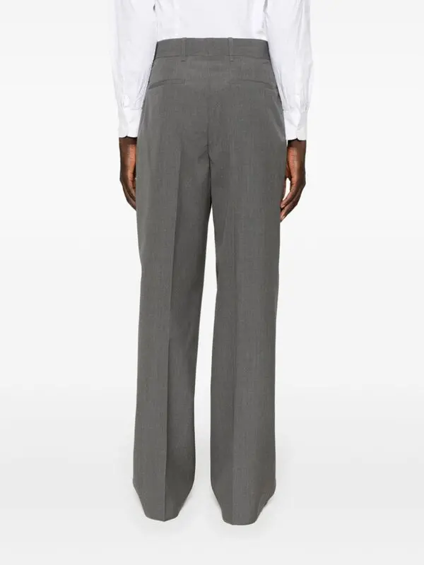 Givenchy Wide-leg Wool Trousers - Grey
