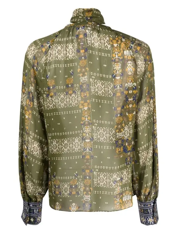 Max Mara Abstract-print Shirt