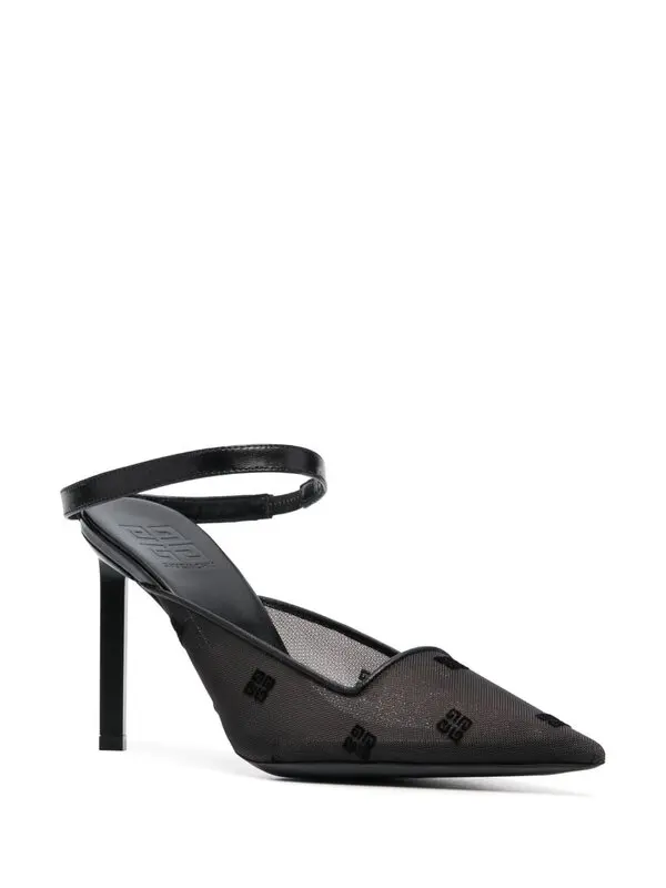 Givenchy 100mm Logo-embroidered Mules