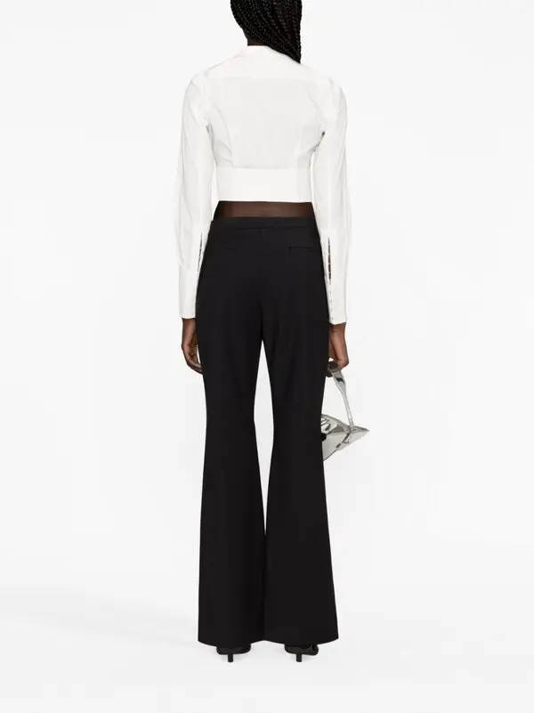 Givenchy Flared Tailored Trousers - Black