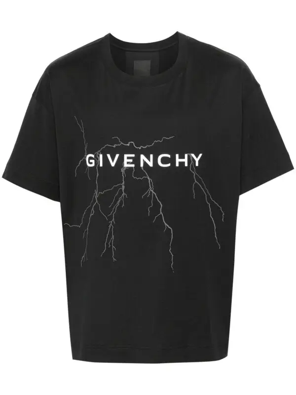 Givenchy Logo-print Cotton T-shirt - Black