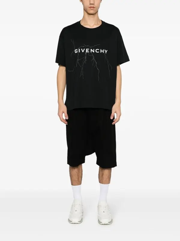 Givenchy Logo-print Cotton T-shirt - Black