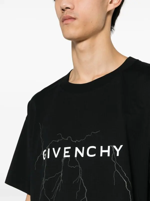 Givenchy Logo-print Cotton T-shirt - Black