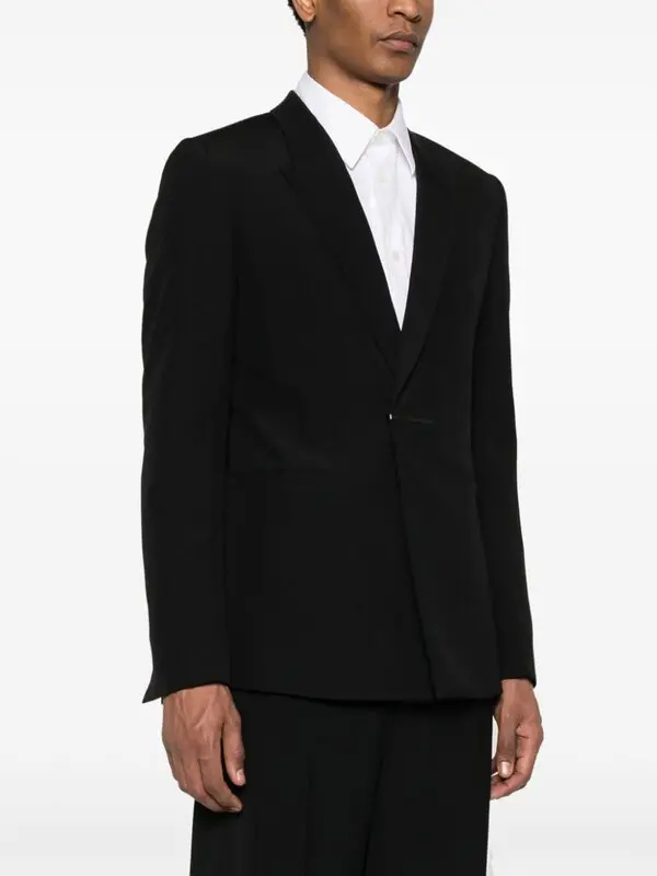 Givenchy Logo-plaque Wool Blazer