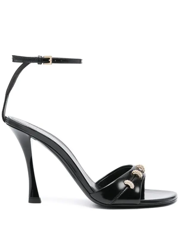 Givenchy 100mm Crystal-embellished Leather Sandals