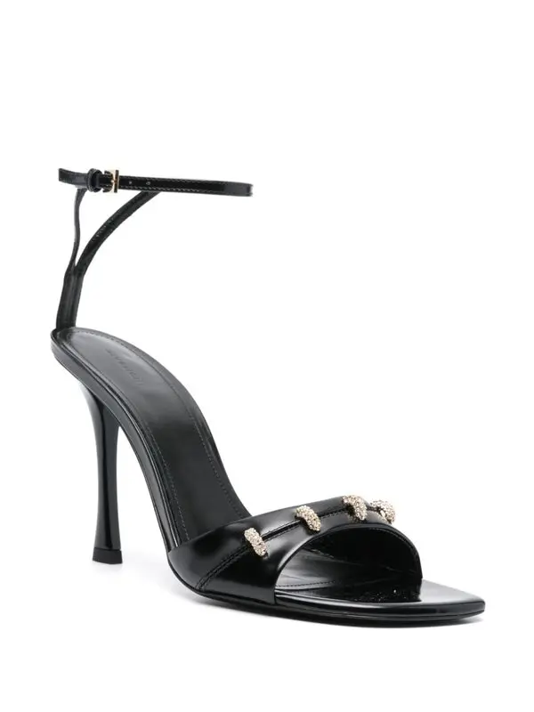 Givenchy 100mm Crystal-embellished Leather Sandals