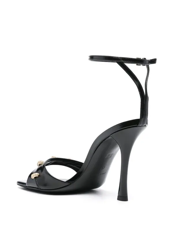 Givenchy 100mm Crystal-embellished Leather Sandals