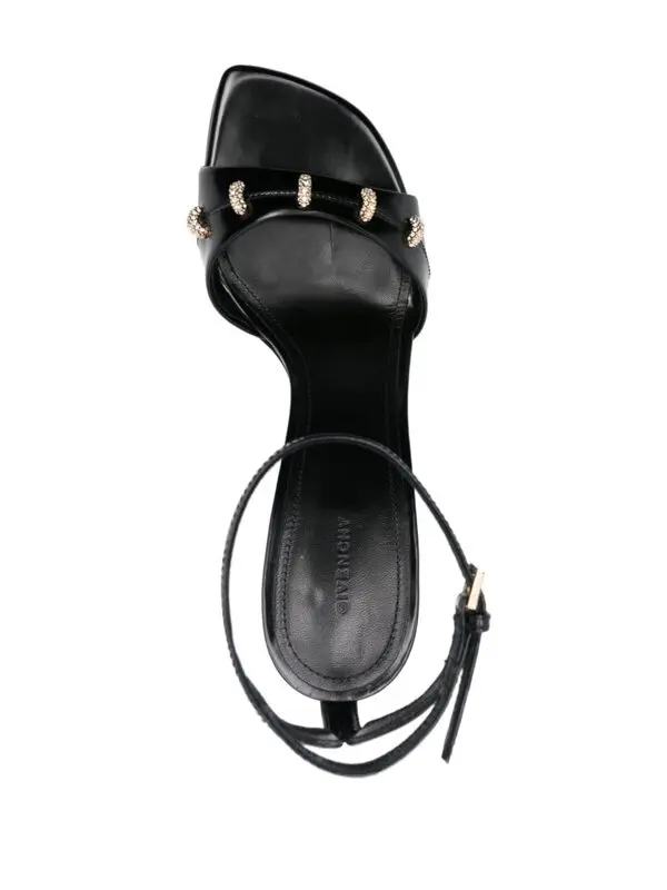 Givenchy 100mm Crystal-embellished Leather Sandals