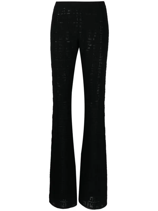 Givenchy 4g Jacquard Flared Trousers