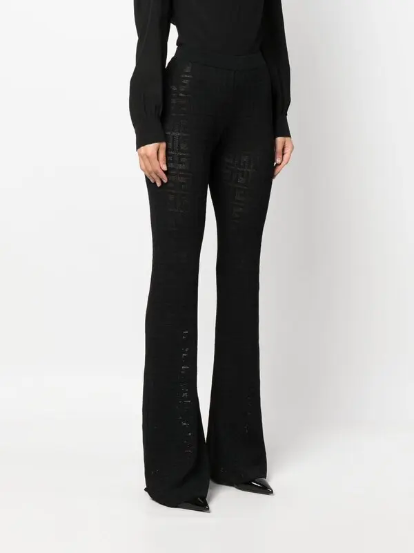 Givenchy 4g Jacquard Flared Trousers