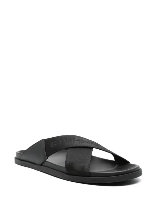 Givenchy G Plage Crossover-strap Sandals