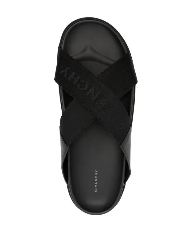 Givenchy G Plage Crossover-strap Sandals