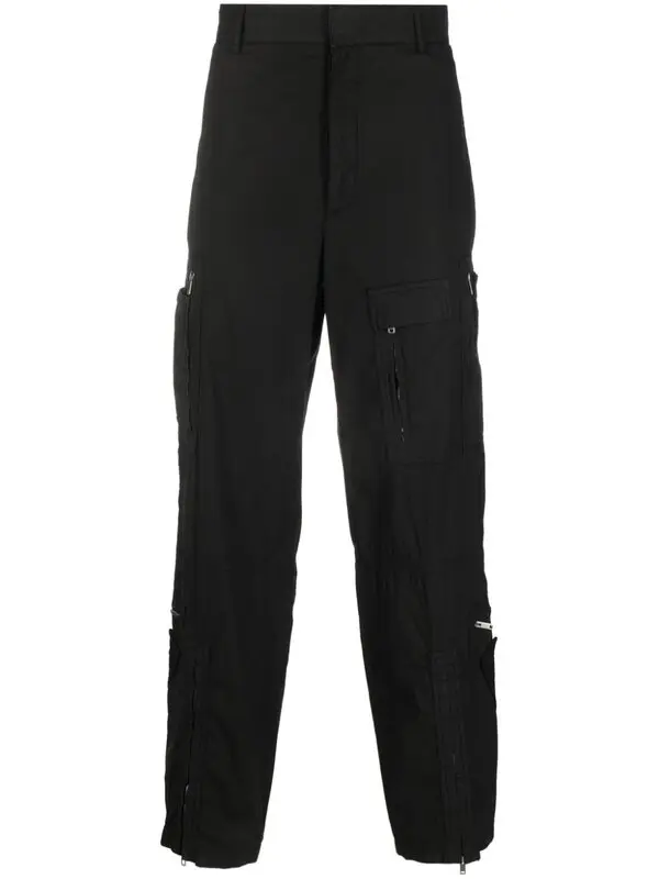 Givenchy Multiple Zip-pockets Poplin Trousers