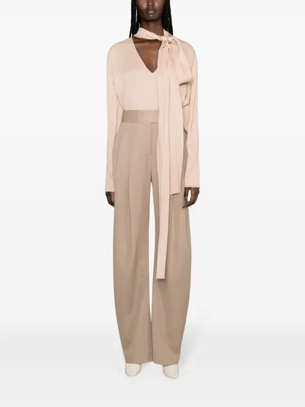 Givenchy Scarf-detail Silk Blouse