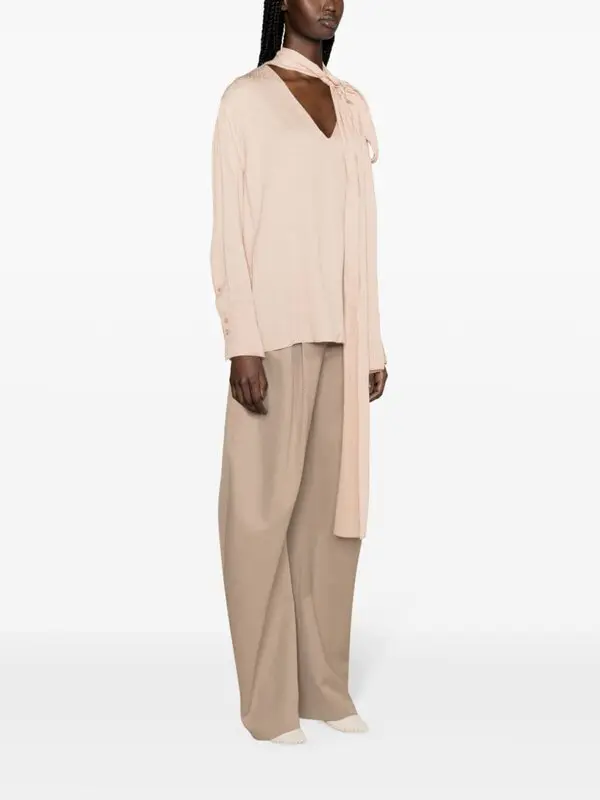 Givenchy Scarf-detail Silk Blouse