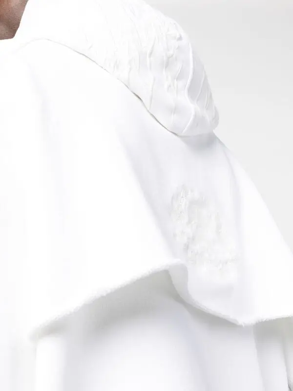 Givenchy Layered Drawstring Cotton Hoodie