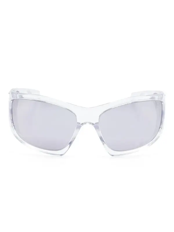 Givenchy Giv Cut Oversize-frame Sunglasses - Neutrals