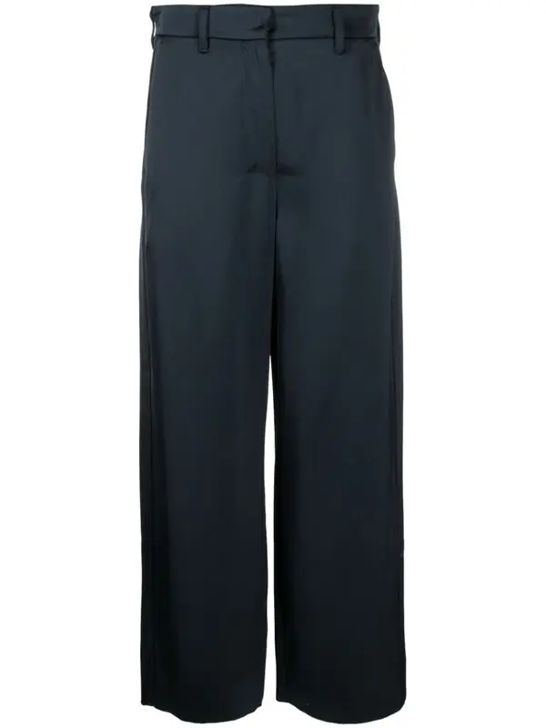 Max Mara Monza Satin Cropped Trousers