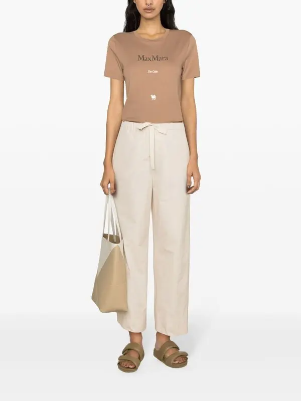 Max Mara Argento Mid-rise Straight-leg Trousers