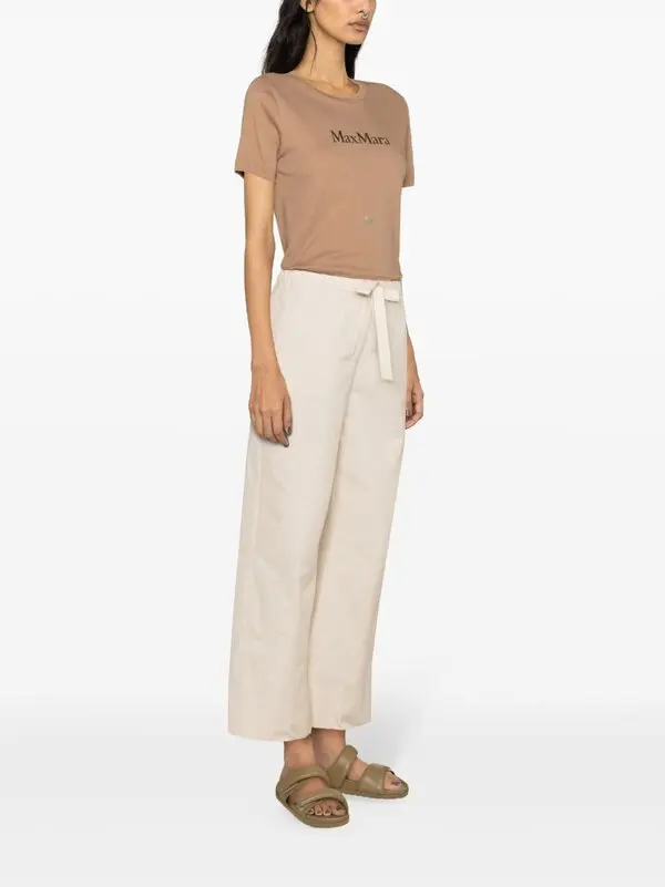 Max Mara Argento Mid-rise Straight-leg Trousers