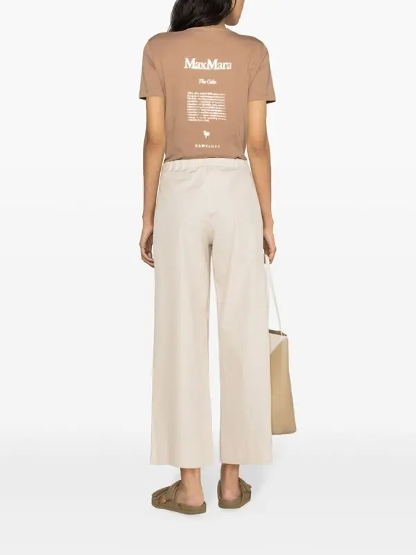 Max Mara Argento Mid-rise Straight-leg Trousers