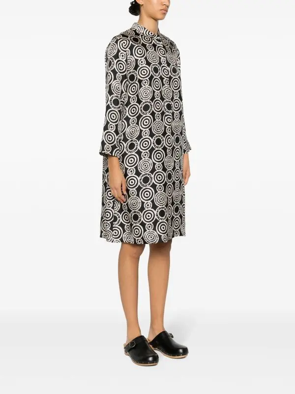 Max Mara Terry Silk A-line Dress