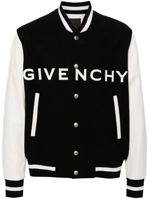Givenchy Panelled Varsity Jacket - Black