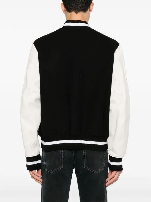 Givenchy Panelled Varsity Jacket - Black