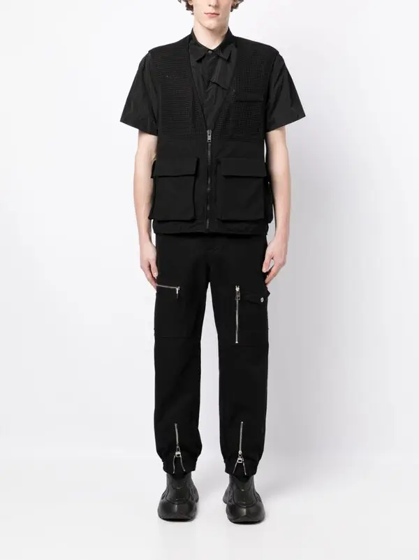 Givenchy Zip-up Cotton Cargo Gilet