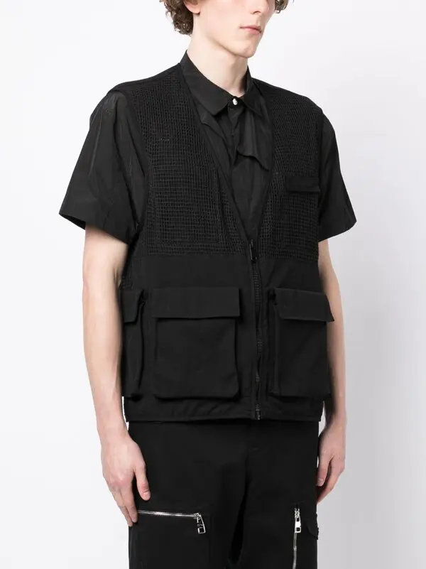 Givenchy Zip-up Cotton Cargo Gilet