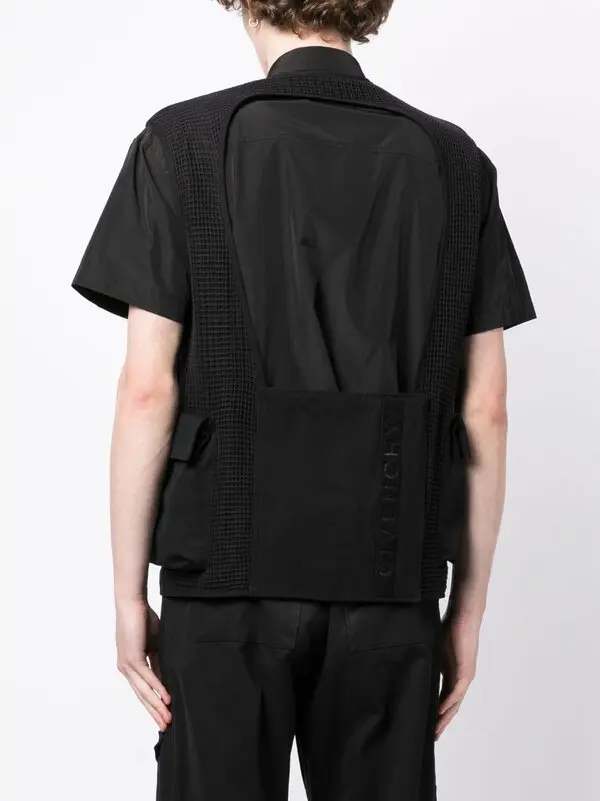 Givenchy Zip-up Cotton Cargo Gilet