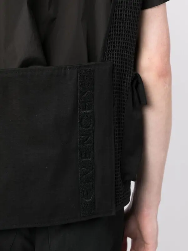 Givenchy Zip-up Cotton Cargo Gilet