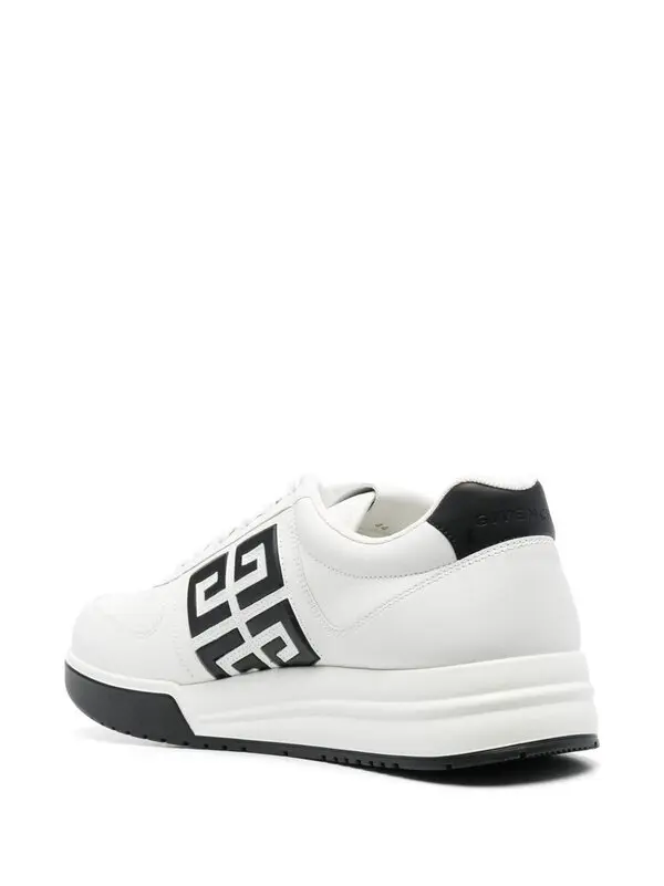 Givenchy Contrasting-logo Leather Sneakers
