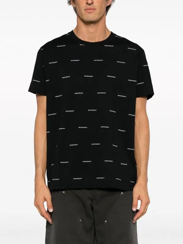 Givenchy 4g Logo-print Cotton T-shirt