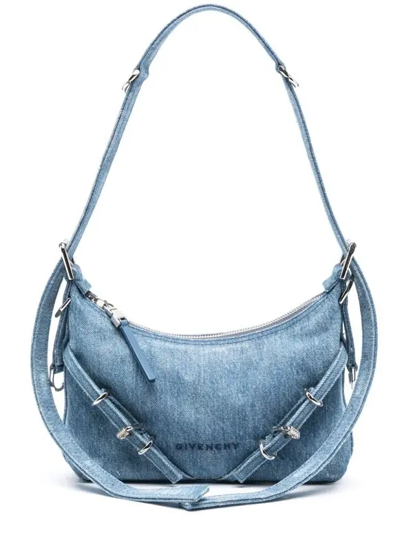 Givenchy Voyou Denim Mini Shoulder Bag - Blue