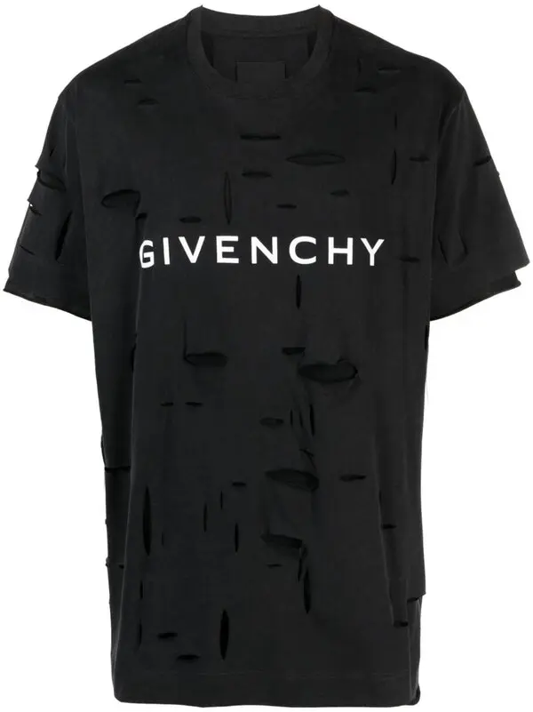 Givenchy Logo-Print T-Shirt - Black | Editorialist