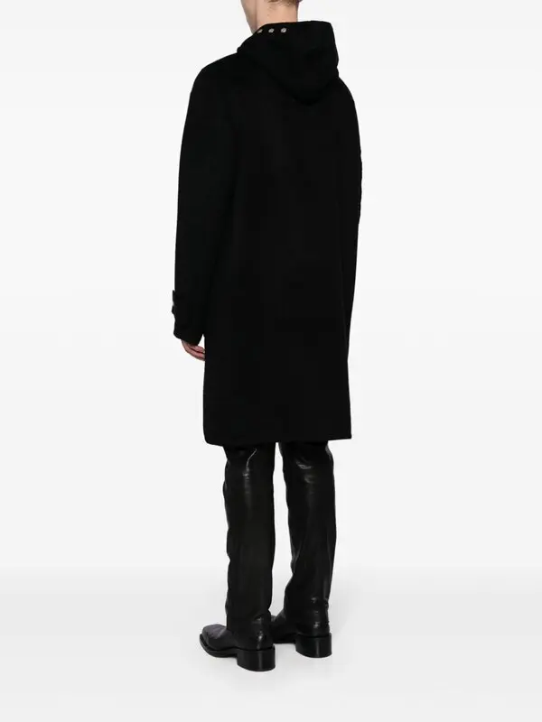 Givenchy Hooded Single-breasted Coat