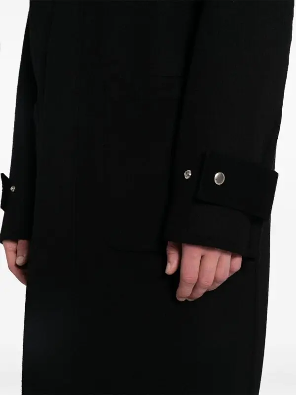 Givenchy Hooded Single-breasted Coat