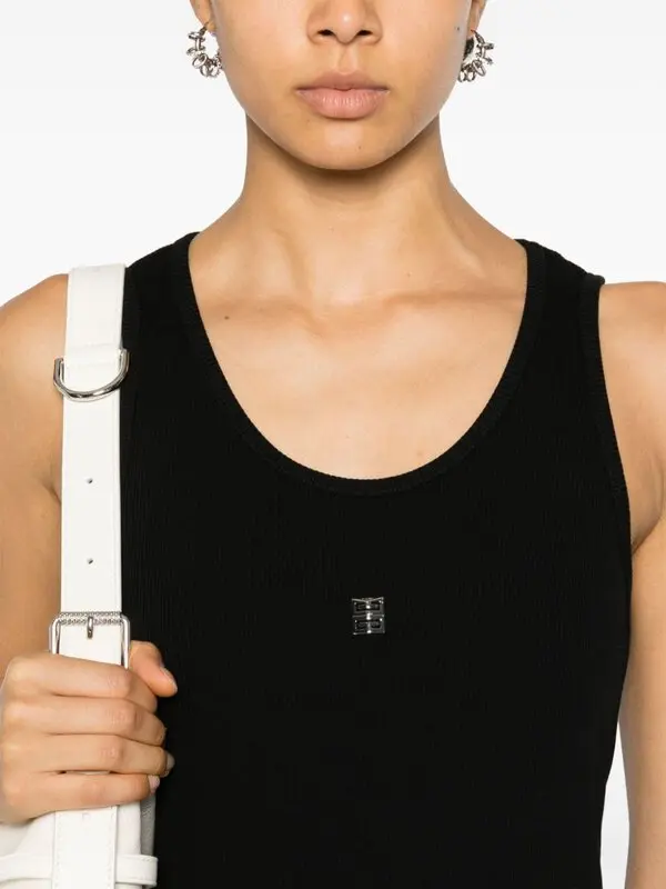 Givenchy 4g-plaque Midi Dress - Black