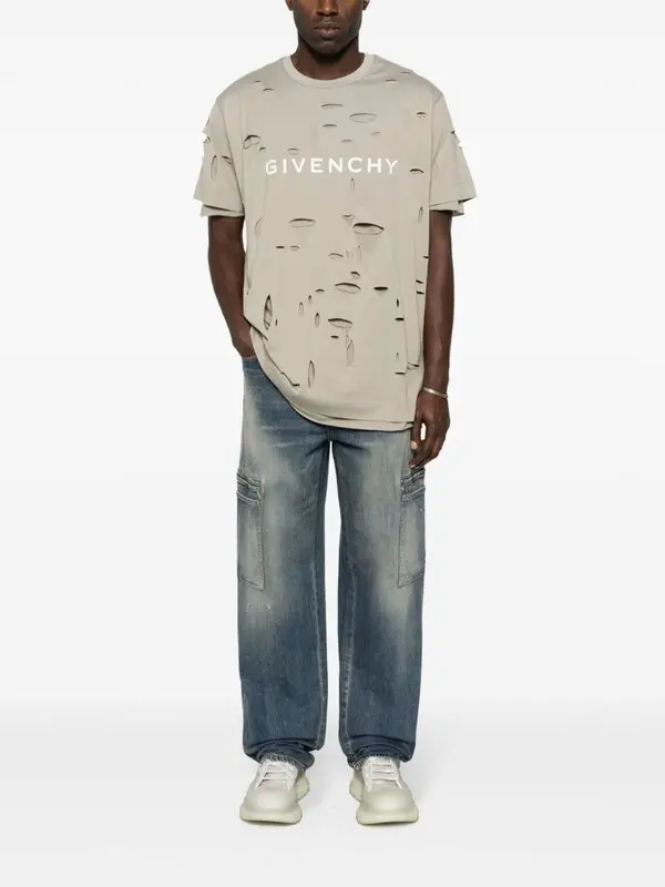 Givenchy Straight-leg Cargo Jeans - Blue