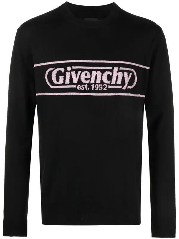 Givenchy Logo-intarsia Wool Jumper