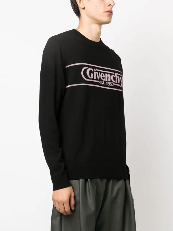 Givenchy Logo-intarsia Wool Jumper